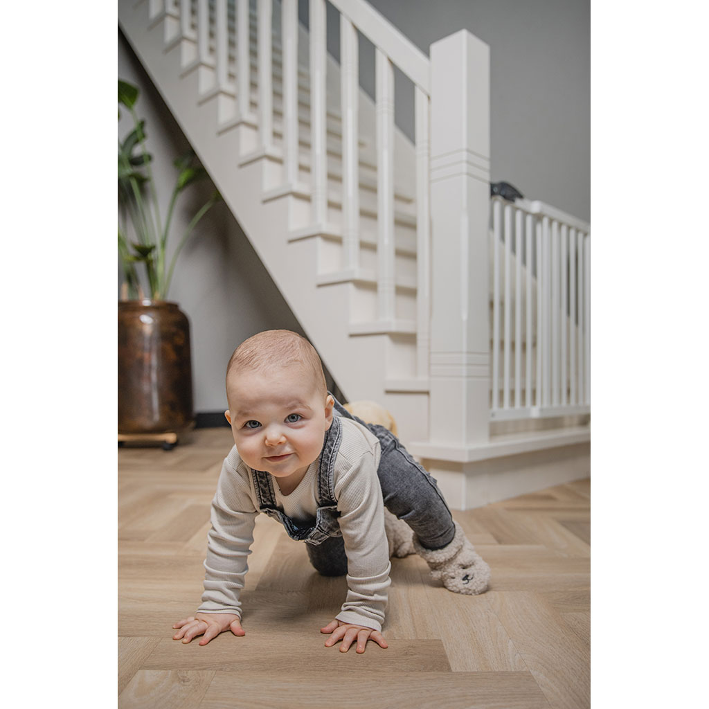 fenss | Oslo traphek hout wit - A3 Baby & Kids